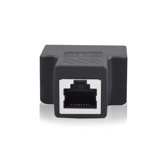 2-Port RJ45 Splitter Adapter LAN Network Ethernet Cable 1X SALE AA Conn ...