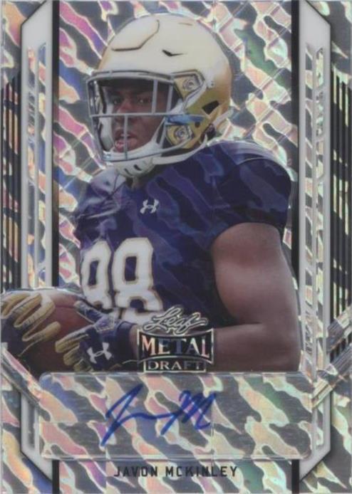 2021 Leaf Metal Draft - Portrait Autographs Javon McKinley #PA-JMK ...