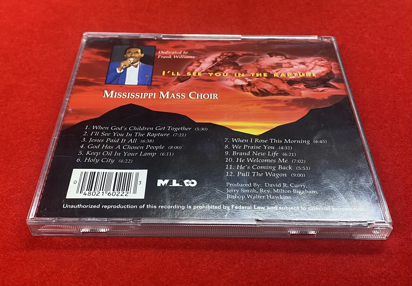The Mississippi Mass Choir : I'll See You in the Rapture Gospel 1 Disc ...