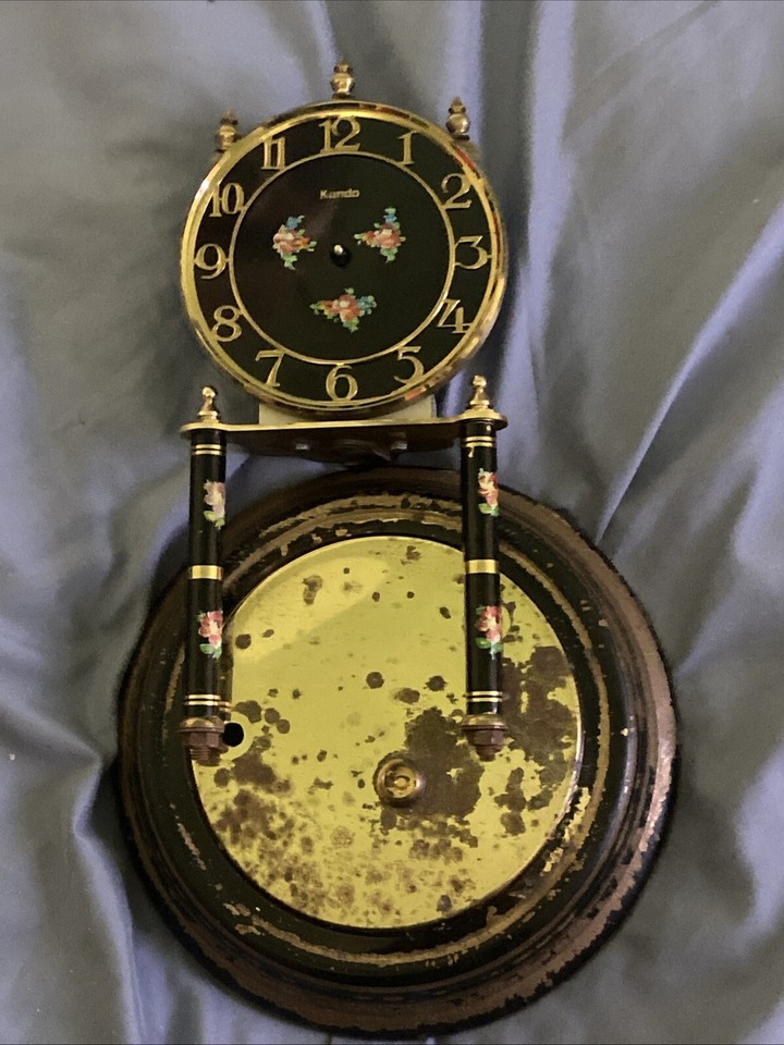 Vintage Kundo 400 Day Anniversary Clock Electronic Floral Parts | eBay
