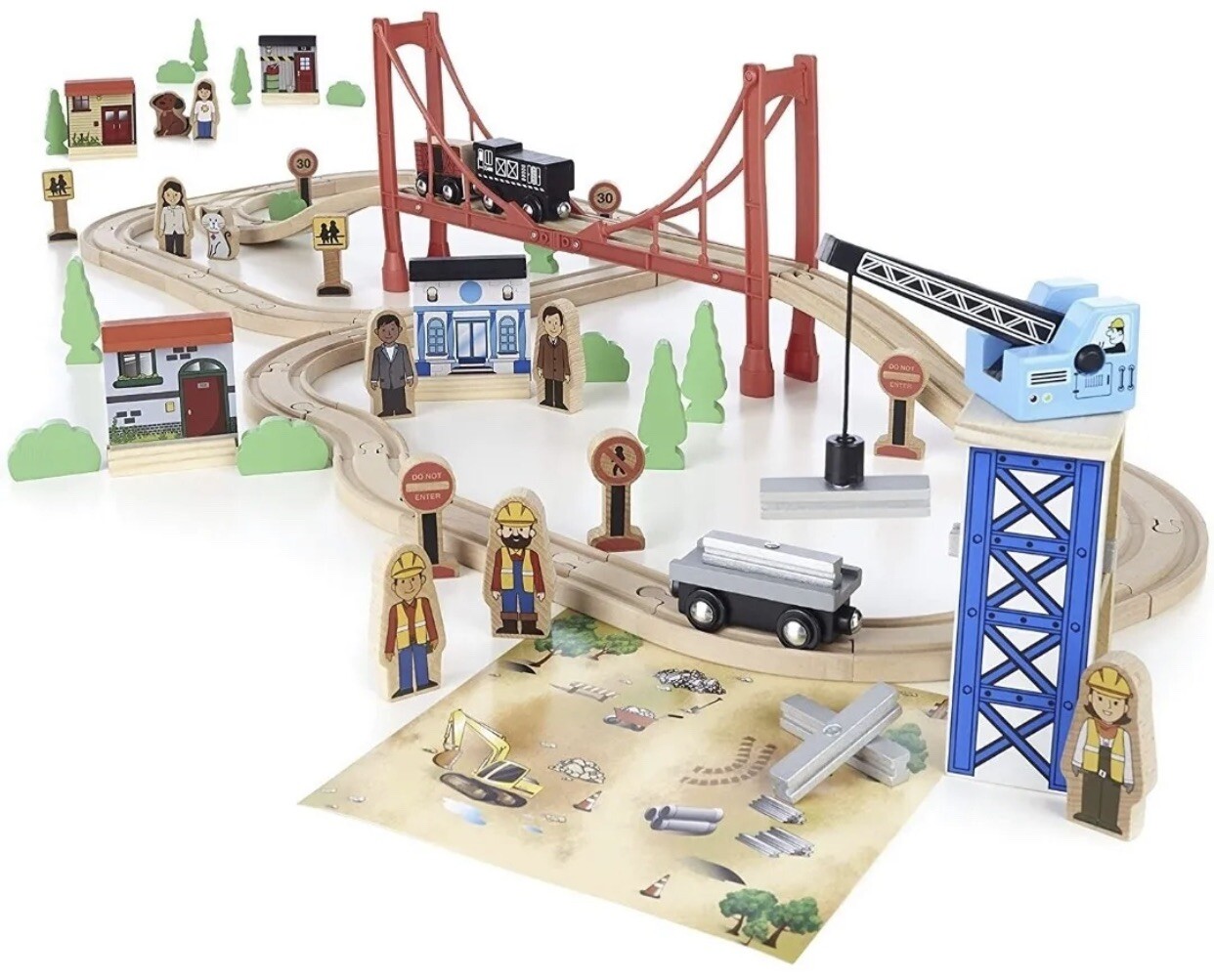 Imaginarium Express MEGA Train World Large Wooden Rail Set for sale ...