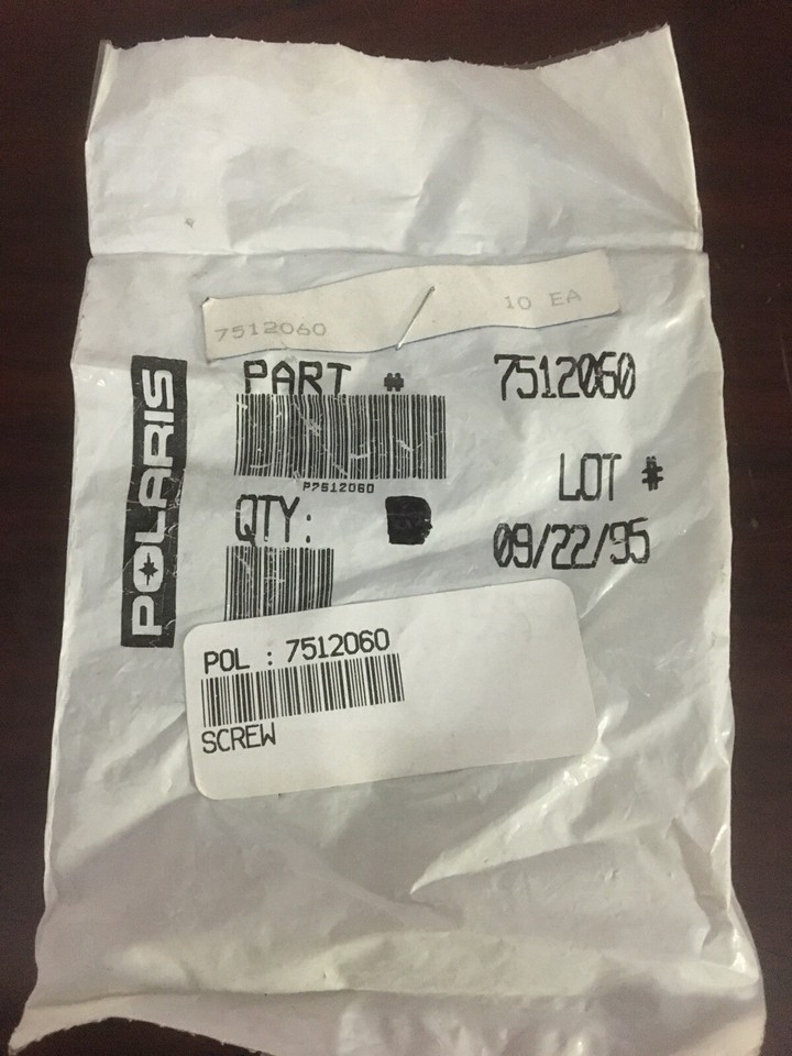 Polaris OEM 7512060 Air Vent Screw Lot Of 4 | eBay