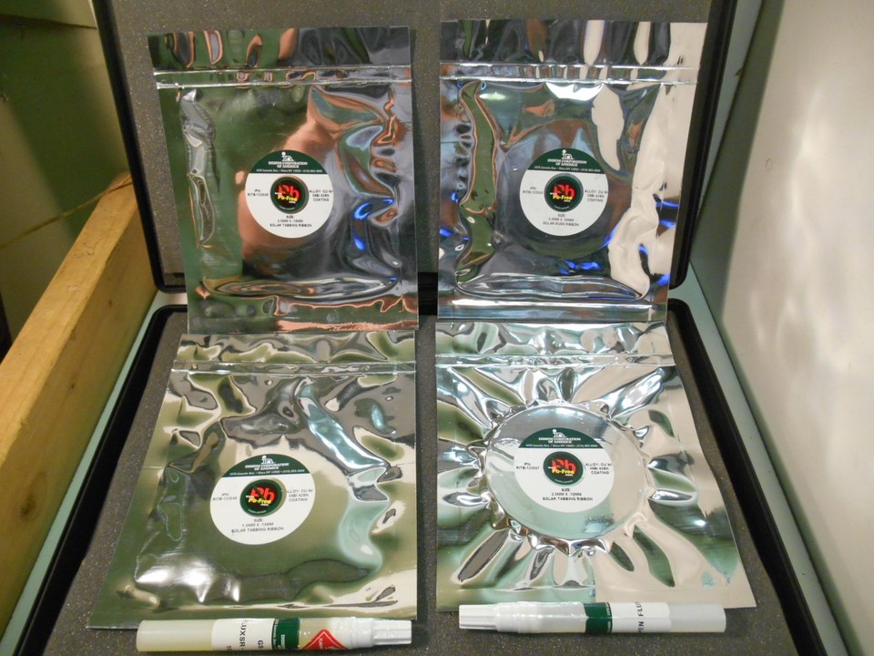 New Indium Corporation 58Bi/42Sn Tabbing/Bus Ribbon Kit | eBay