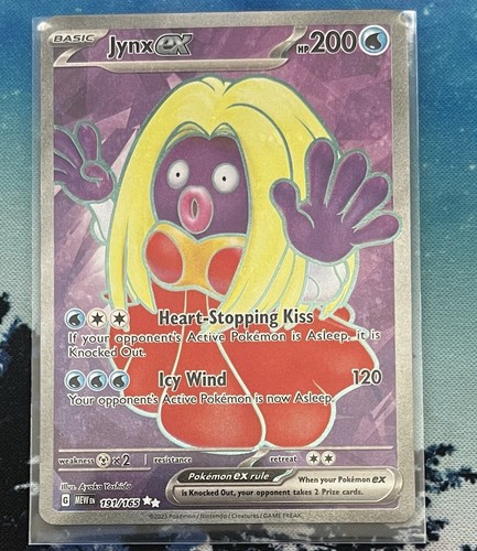 Pokemon Jynx ex 191/165 151 Scarlet & Violet Ultra Rare Full Art | eBay
