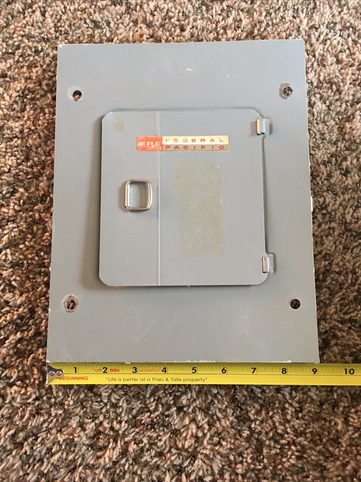 FPE Federal Pacific Electric Stab Lok 12 Space Panel Cover | eBay