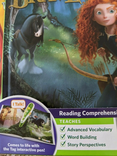 LeapFrog Tag Read on Your Own Series Disney Pixar Brave Book G241 for ...