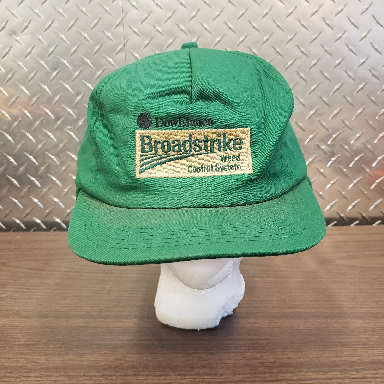 VINTAGE Broadstrike DowElanco Earflaps FARM Hat Cap K… - Gem