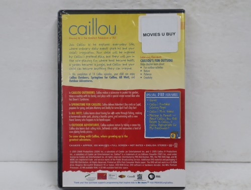 Caillou's Fun Outside! (DVD, 2001) PBS Kids NEW SEALED! | eBay