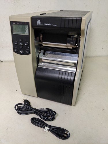 Zebra 140Xi4 203 dpi Industrial Printer w/power cable and usb cable | eBay