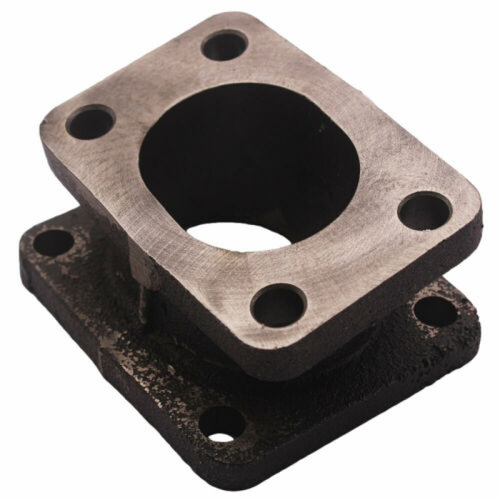 New Cast Iron Turbo Adapter Flange For Garrett T3 T4 Turbocharger With ...