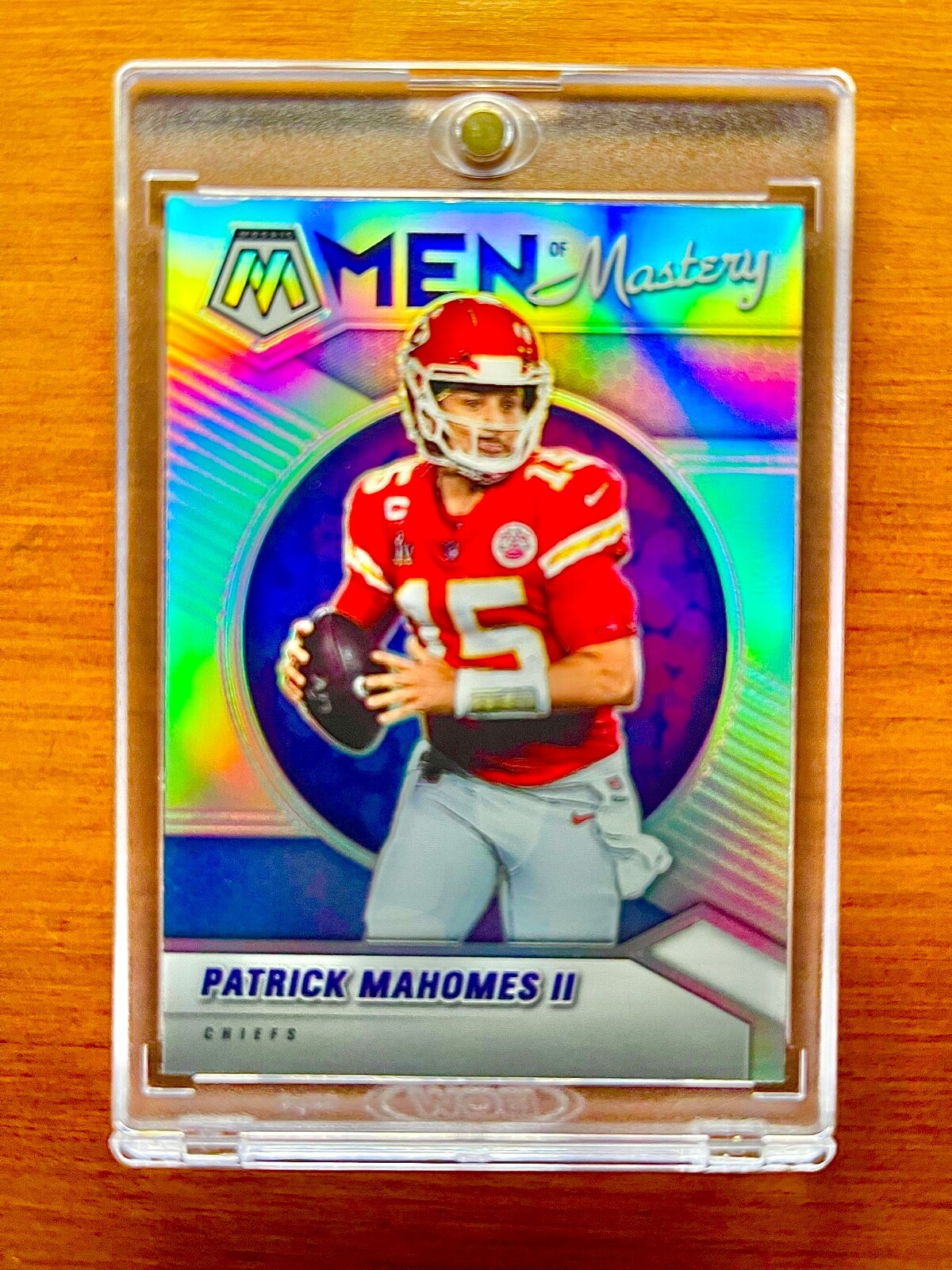 Patrick Mahomes RARE SILVER REFRACTOR PRIZM INVESTMENT CARD MOSAIC SSP ...