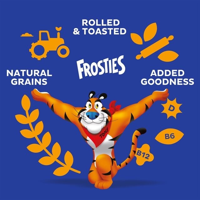 Kellogg's Frosties Breakfast Cereal Crunchy Frosted Corn Flakes PACK OF ...