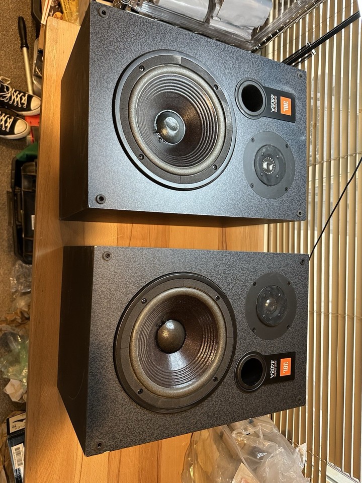 PAIR of JBL 4408A Studio Monitors 2-Way Passive Speakers - Tested ...