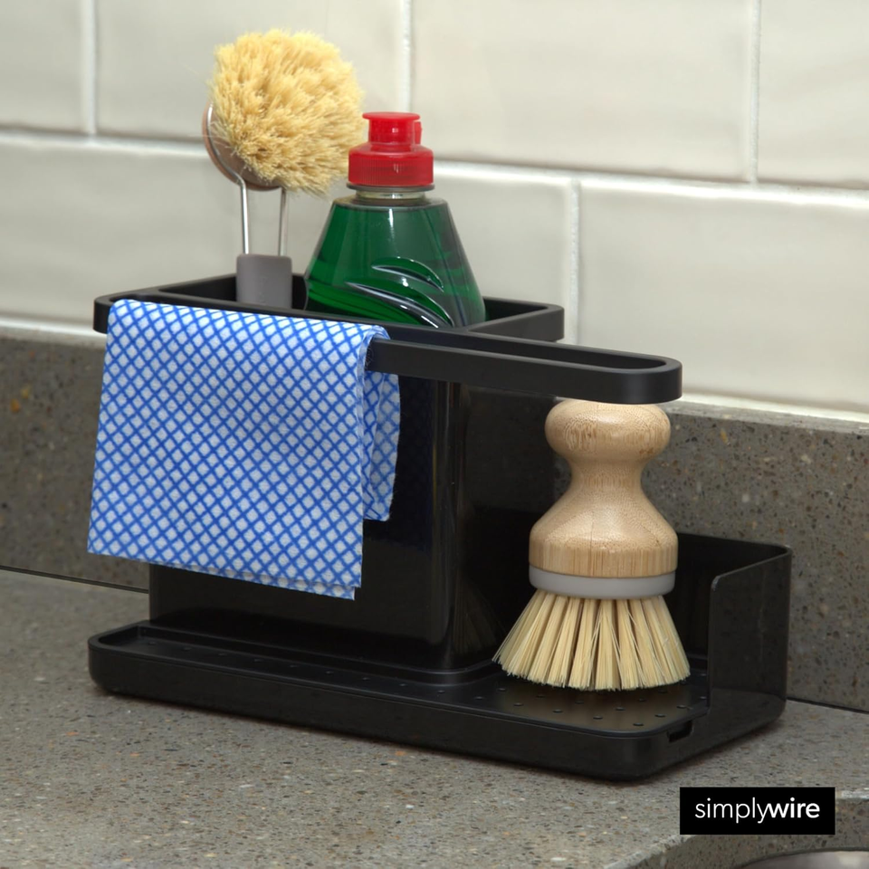 Simplywire – Sink Tidy/Caddy – Kitchen Sink Organiser – Removable Drip ...