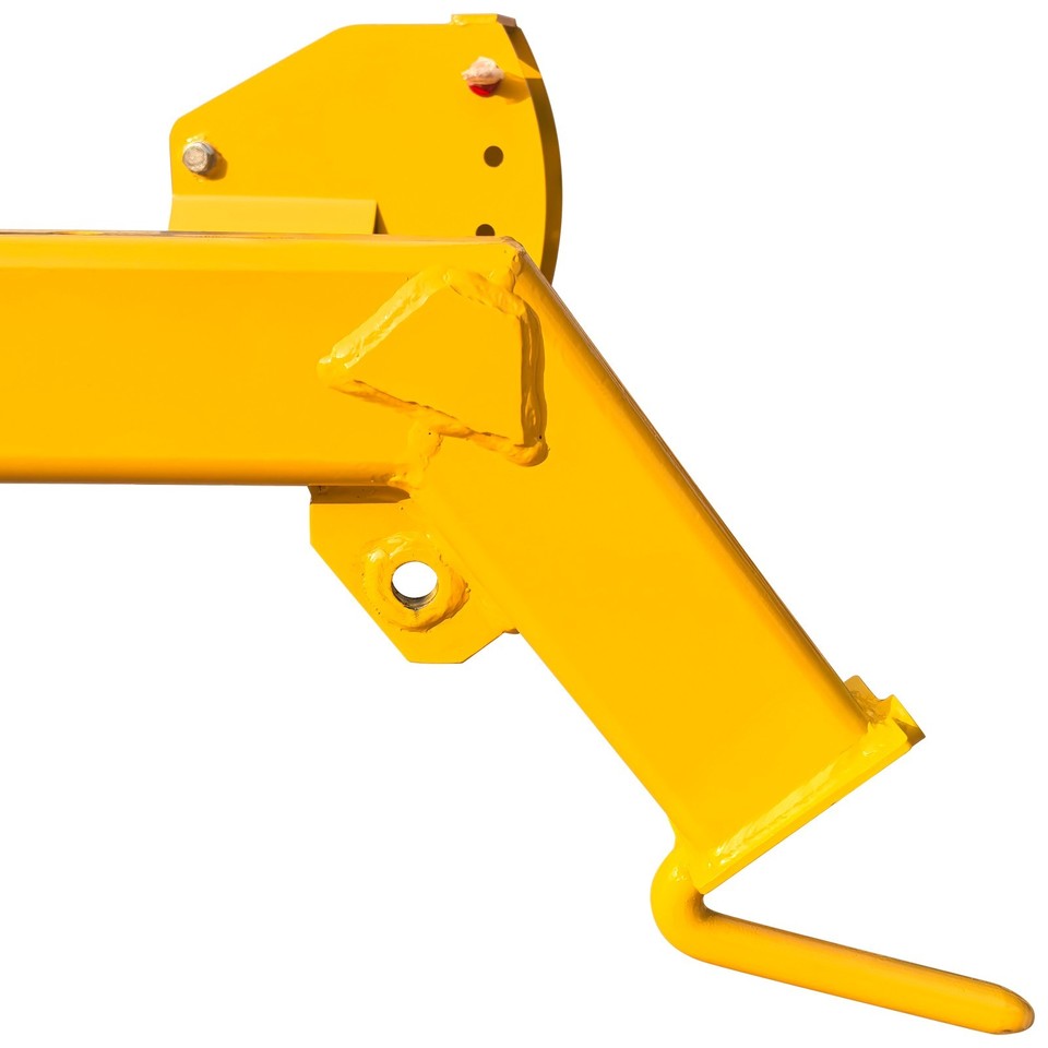 6600LB Adjustable Tilt Forklift Jib Boom Crane 12.8FT Mobile Crane ...