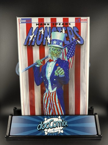 Mark Spears Monsters #1 5th Print Uncle Sam Discord Variant - NM | eBay