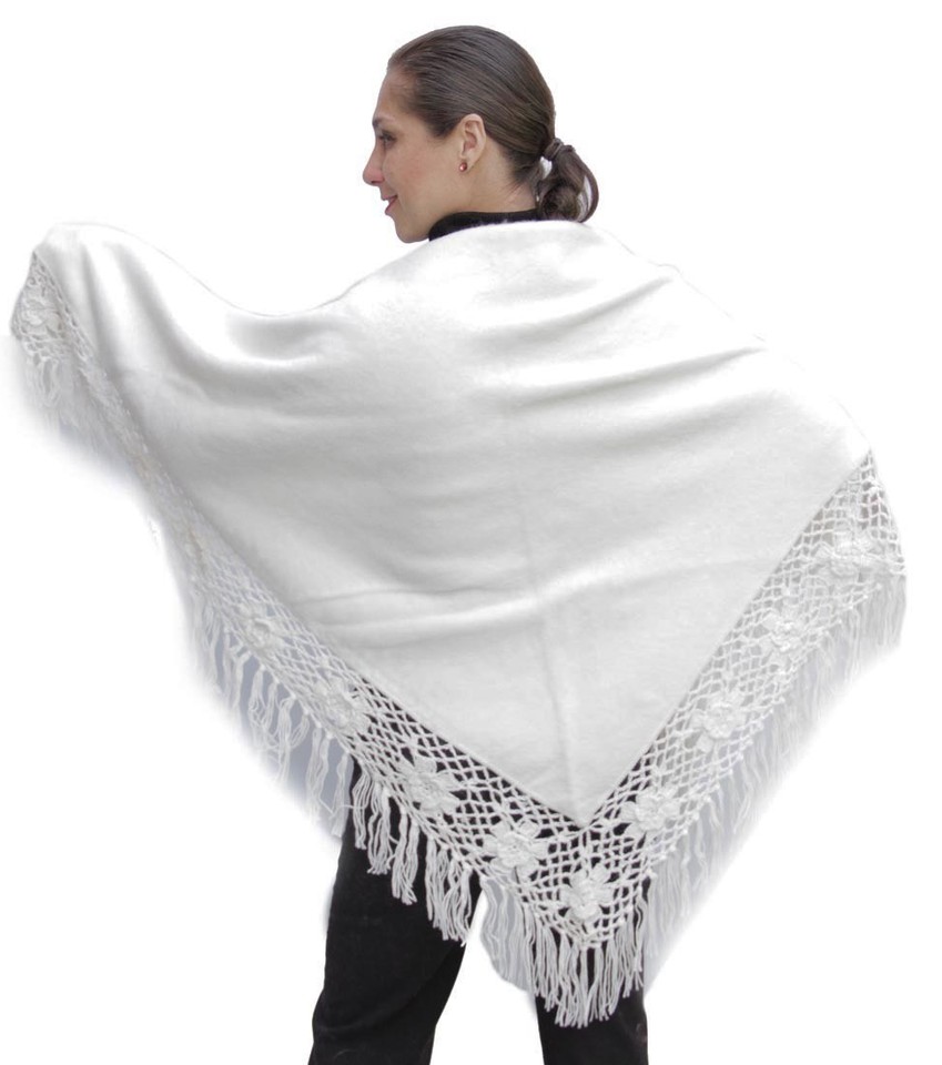 Handmade Alpaca Shawl Wrap Made In Peru | eBay