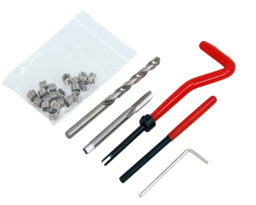 M6 x 1.0 Thread Repair kit 25 piece Helicoil Compatible 6mm Damaged ...