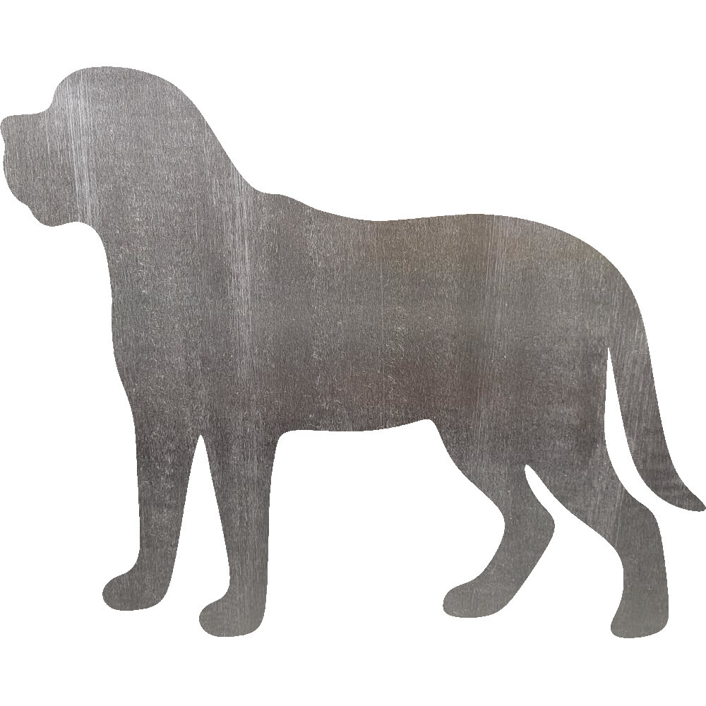 Mastiff Steel Cut Out Metal Art Decoration | eBay