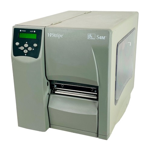 FULLY TESTED Zebra Stripe S4M Thermal Transfer Label Printer Ethernet ...