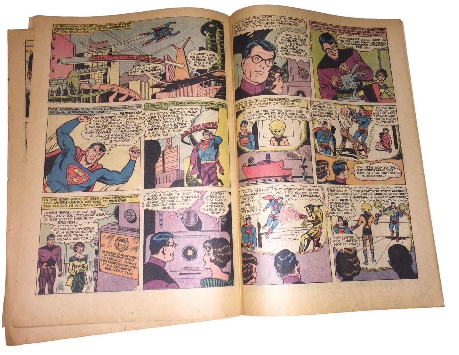 The Amazing Adventures of Superman No. 247 January 1972 - Vintage Comic ...