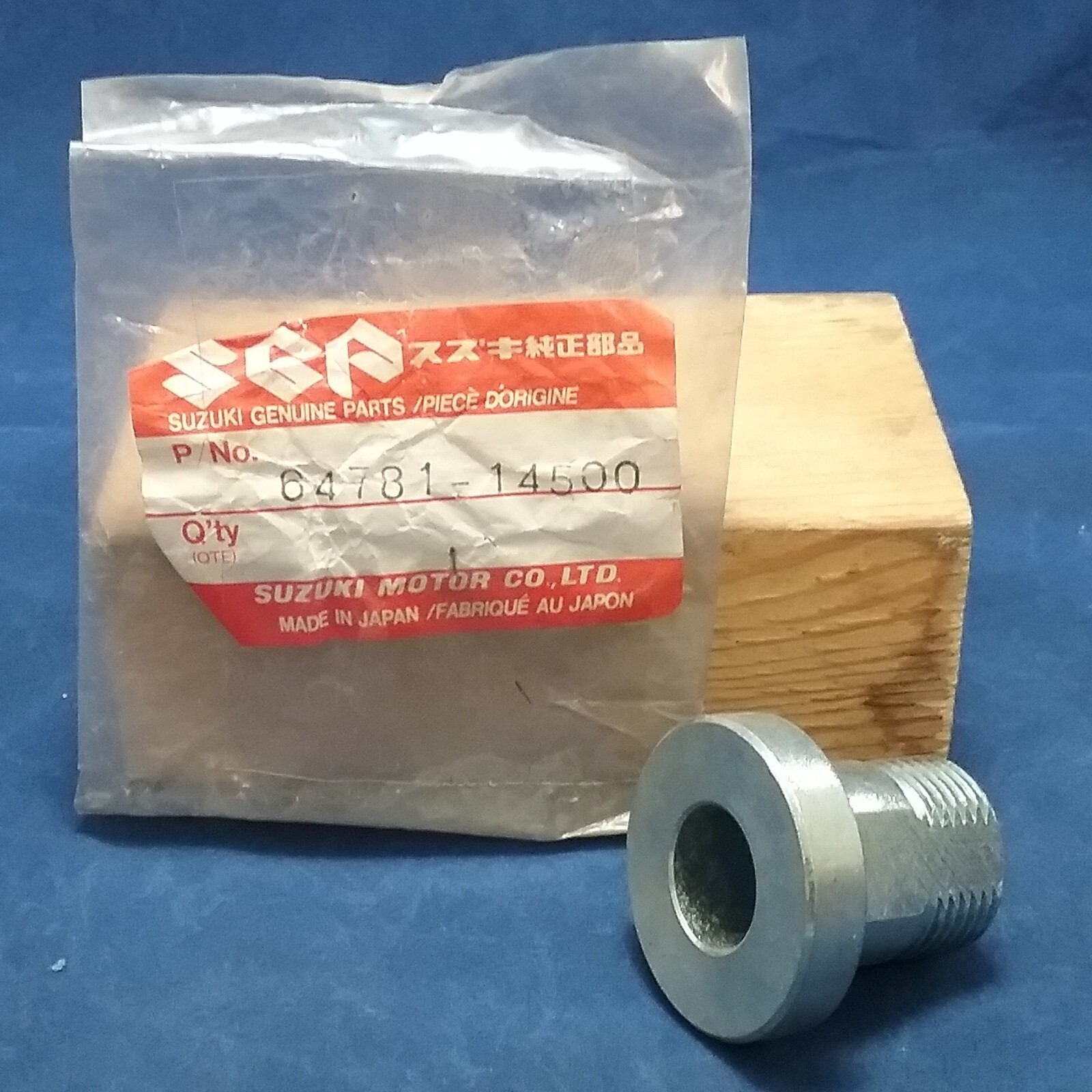 NEW GENUINE SUZUKI 64781-14500 SPACER, CHAIN ADJUSTER REAR WHEEL RM125 ...