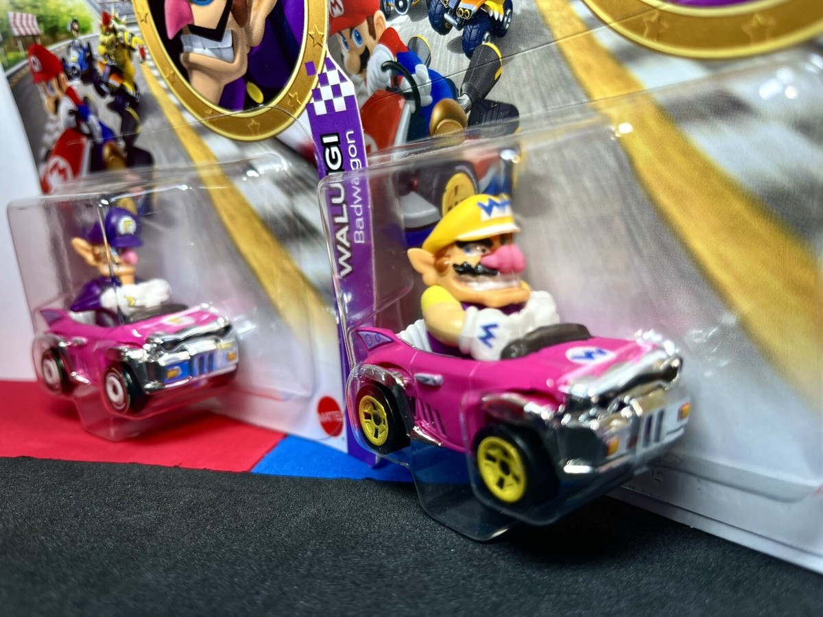 Hot Wheels Mario Kart Waluigi Badwagon 1:64 Scale Mario Cart