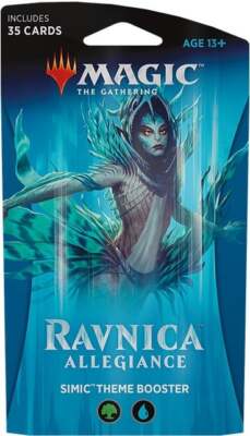 Ravnica Allegiance Simic Themed Booster (ENGLISH) BRAND NEW MAGIC MTG ...