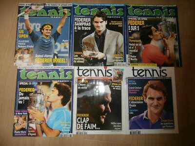 ROGER FEDERER, 6 "TENNIS MAGAZINE", COLLECTOR, JT29 | eBay
