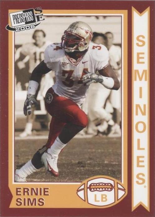 2006 Press Pass SE - Old School Ernie Sims #OS 5 (RC) for sale online ...