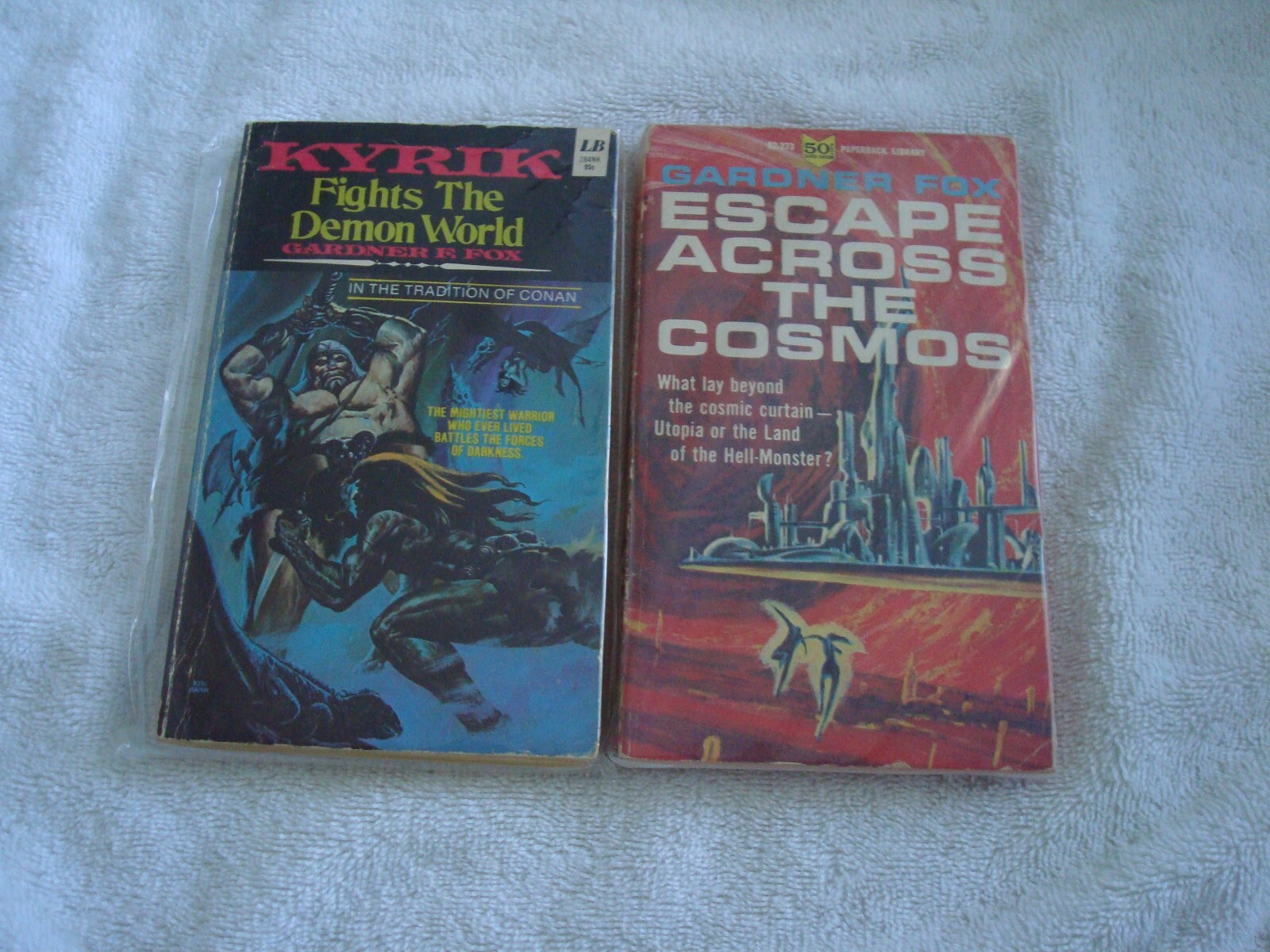 KYRIK FIGHTS THE DEMON WORLD, ESCAPE ACROSS THE COSMOS, 2 pb by GARDNER ...