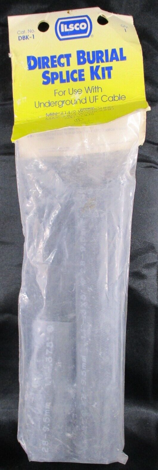 ILSCO Dbk-1 UF Cable 8 Thru 14 Direct Burial Splice Kit Ship USA for ...