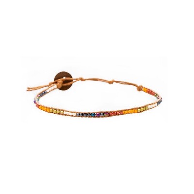 Inner Core Seed Bead Single Wrap Bracelet with Adjustable Cord | eBay