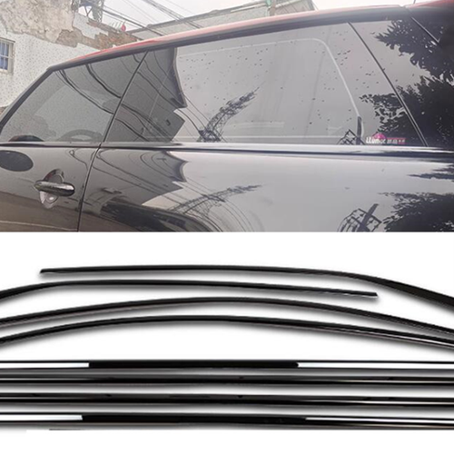 Black Window Sill Molding Strip Cover Fits Mini Cooper F55 F56 2-Door ...