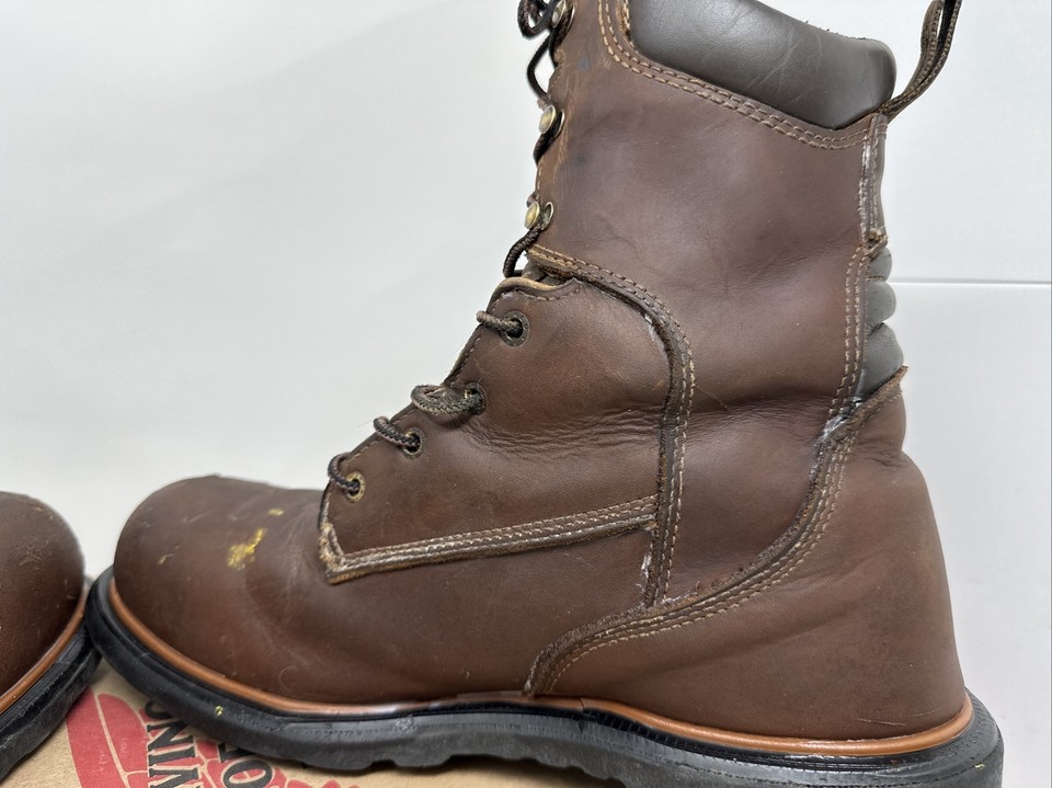 RED WING SHOES Work Boots Steel Toe Men’s Size 10.5DWaterproof #4200 ...