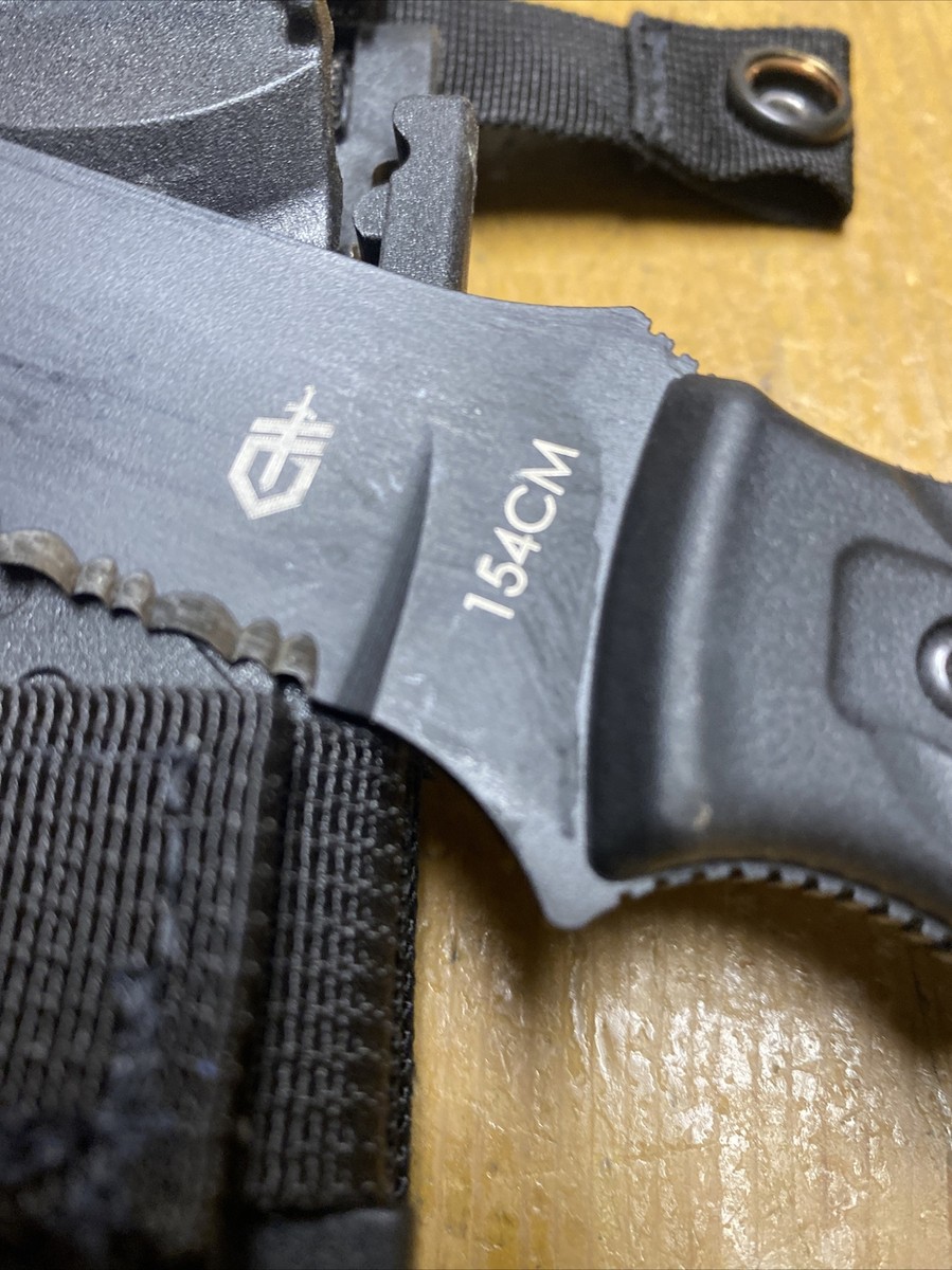 Gerber Usa Full Tang Combat Fixed Blade Knife Cfb With GERBER WARRANT