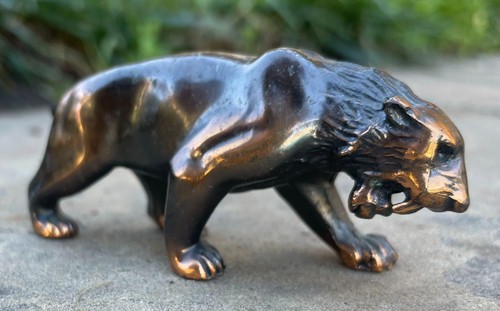 La Brea Tar Pits Bronze Sabertooth Sculpture William Otto smilodon ...