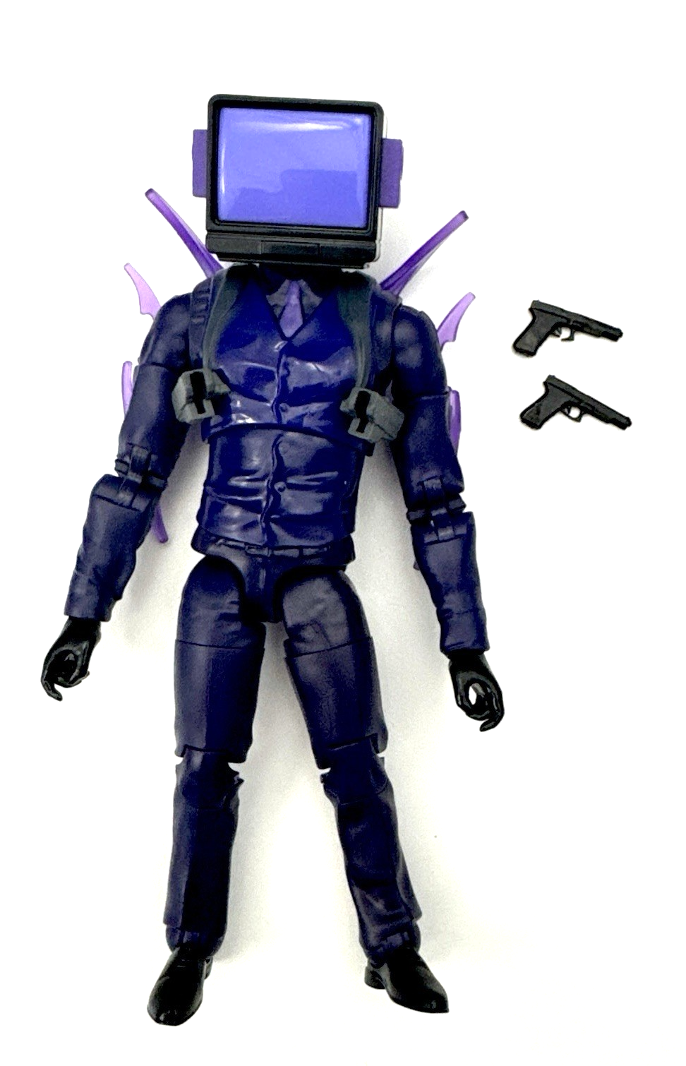SKIBIDI Toilet Deluxe Figure Series 2 Dark TV Man 6" Action Figure 100% ...