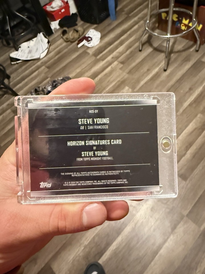 2024 Topps Midnight Steve Young Winter Solstice Signatures Auto | eBay
