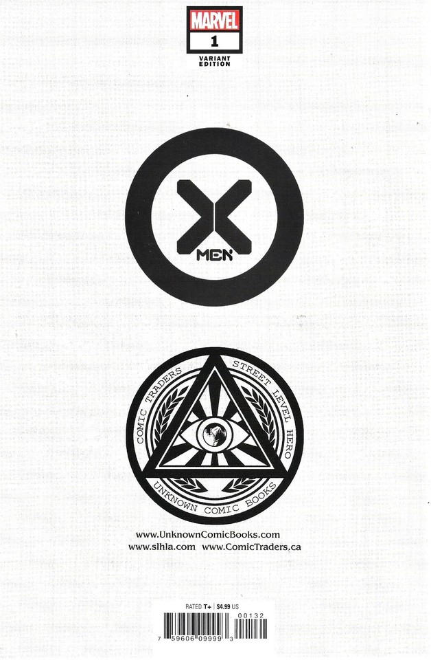 MARVEL X-MEN #1 TYLER KIRKHAM EXCLUSIVE TRADE VARIANT SEPT 2021 COMIC ...