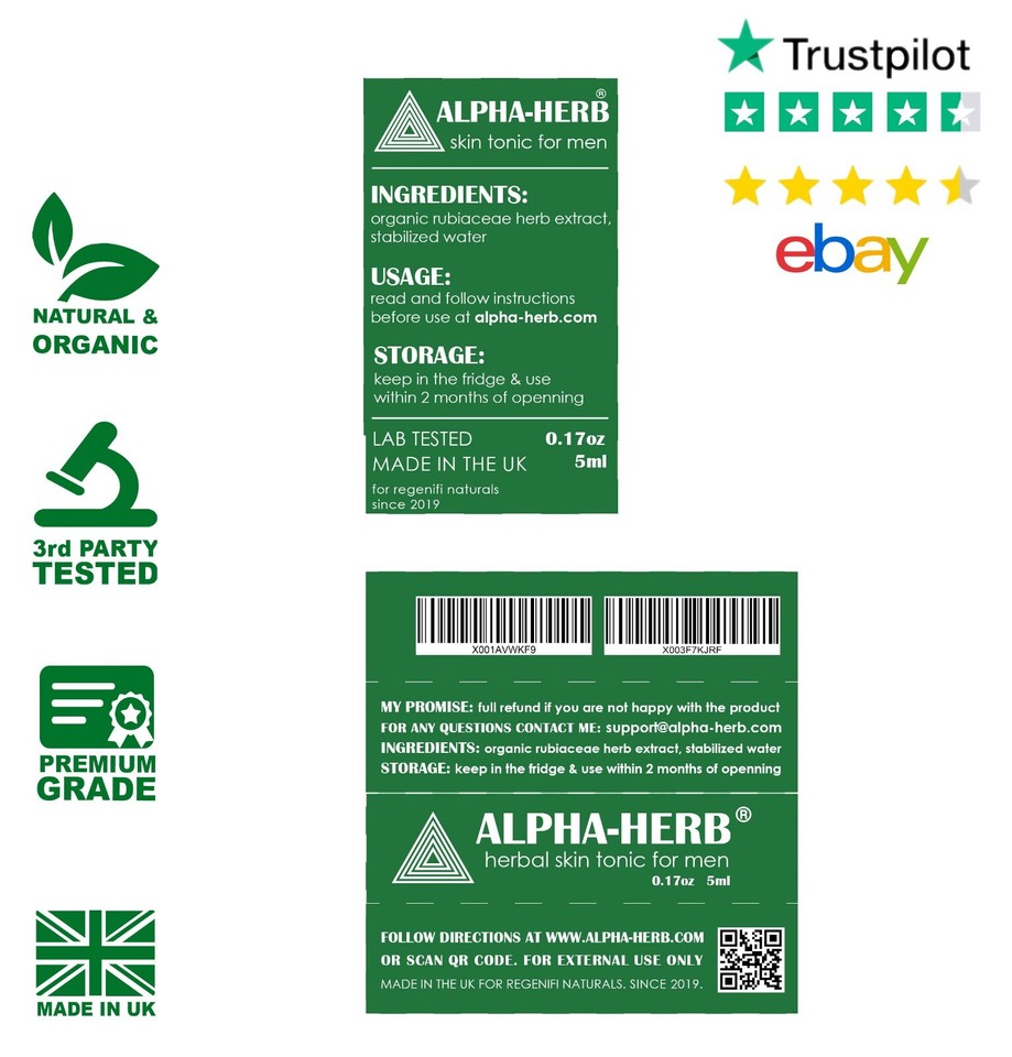 Alpha-Herb® :: Last Longer in Bed :: Herbal Spray Drops - SAMPLE | eBay UK