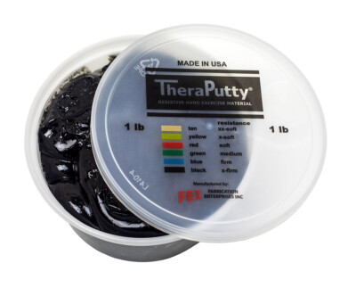 Cando Theraputty Standard Hand Exercise Putty Black - X-Firm 1 Pound | eBay