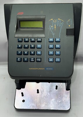ADP HandPunch 4000 FOR PARTS OR REPAIR | eBay