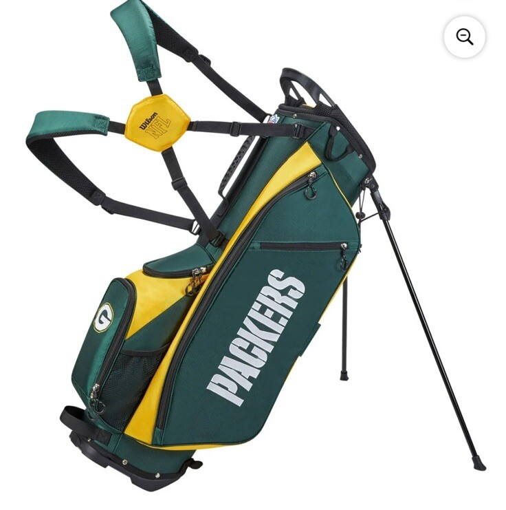 New Wilson NFL Golf bag Green Bay Packers 4 way top | eBay