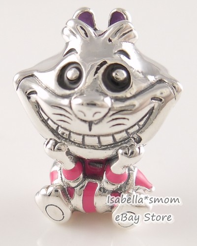 Disney ALICE IN WONDERLAND CHESIRE Authentic PANDORA Cat Charm ...