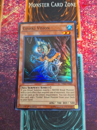 Yu-Gi-Oh! TCG Gishki Vision THSF-EN045 Super Rare 1st Edition Near Mint ...