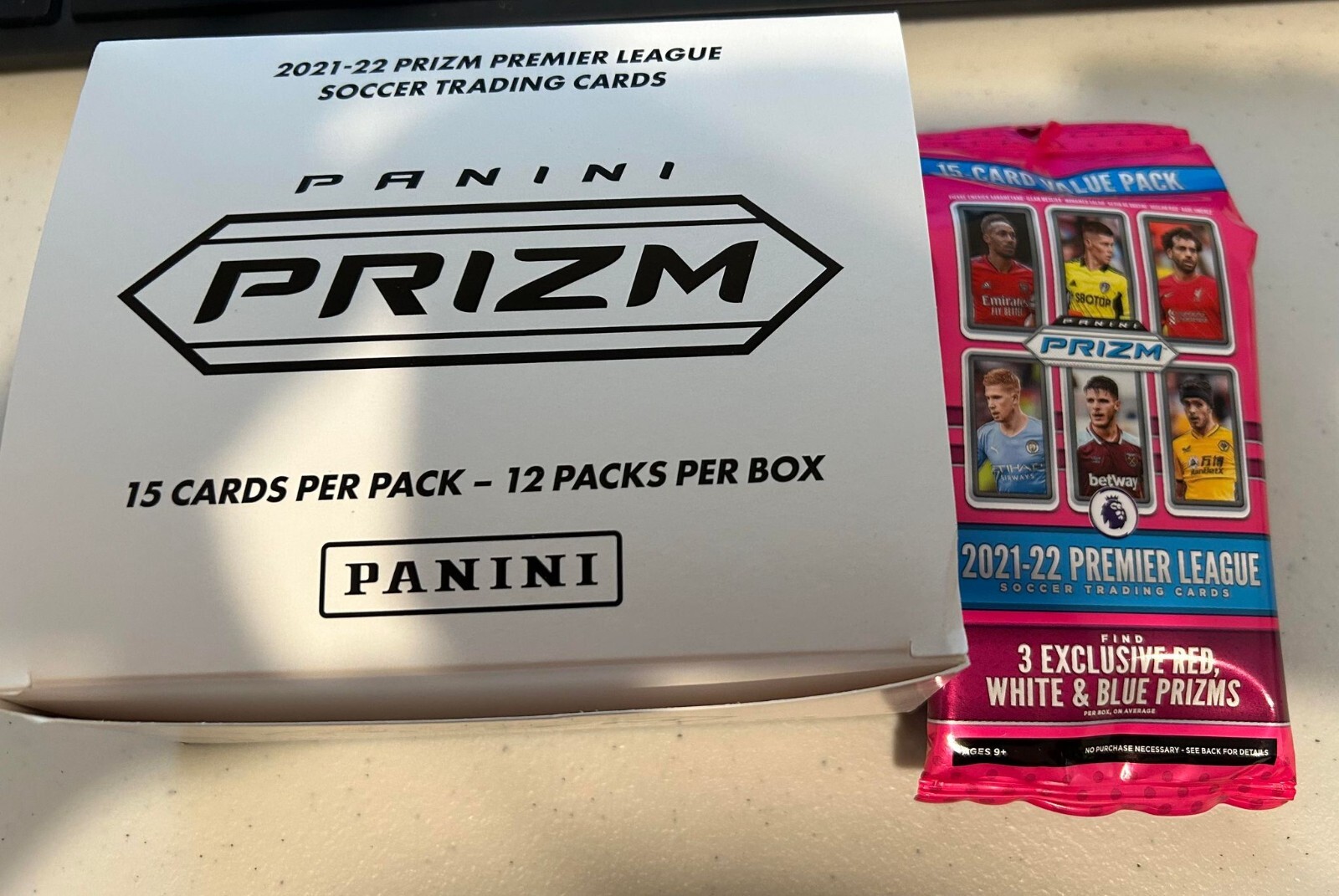 2021-22 Panini Prizm Premier League - Red White & Blue Prizm #214 ...