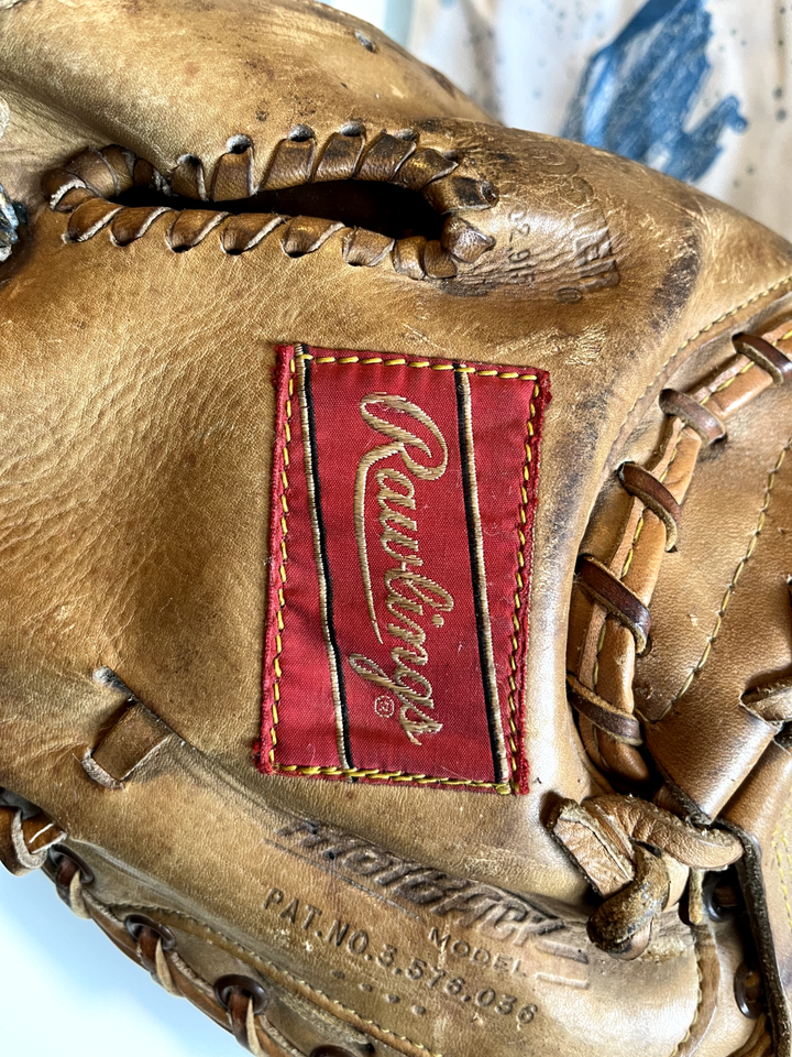 Vintage Johnny Bench Rawlings RL 10 Catchers Mitt Glove Fastback Pro ...
