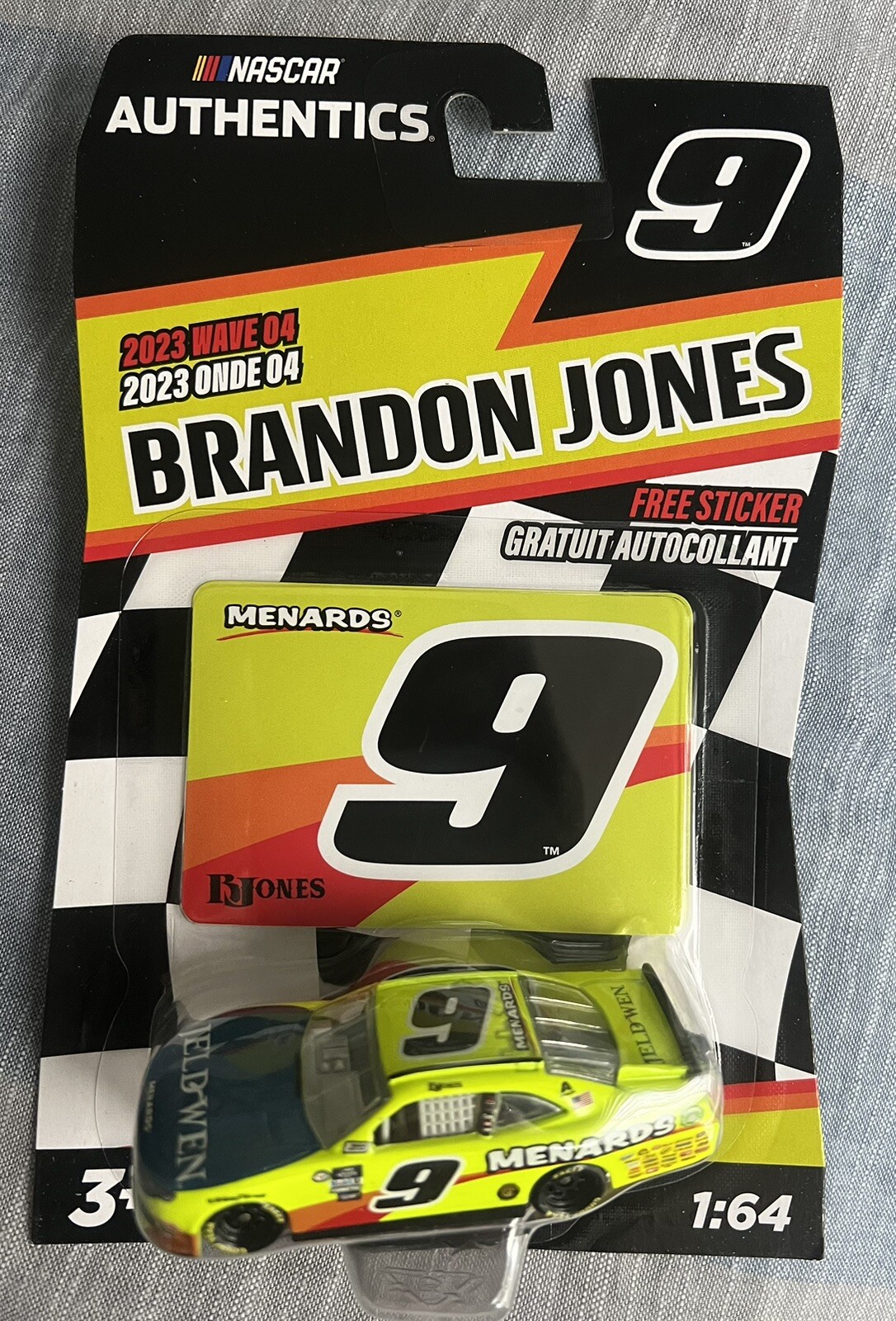 2023 NASCAR Authentics Wave 4 BRANDON JONES #9 Menards 1/64 | eBay