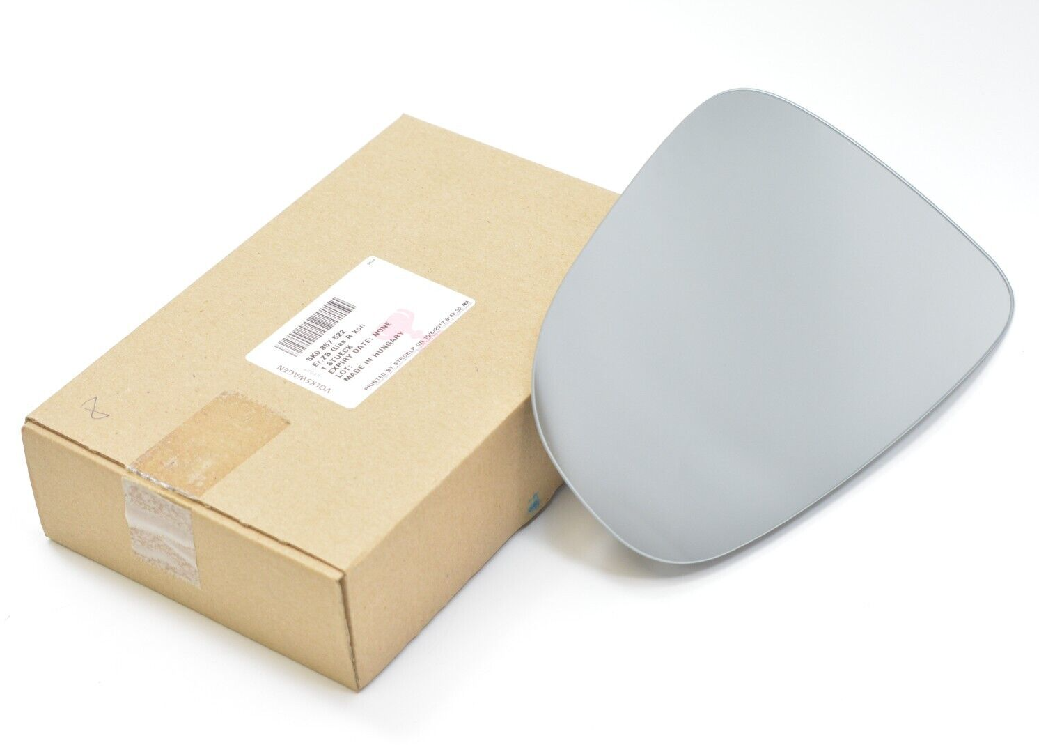 Genuine VW Golf Touran 09-15 Right Mirror Glass Heated Convex 5K0857522 ...